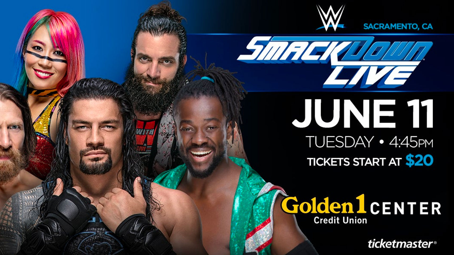 WWE SmackDown Live - Golden 1 Center