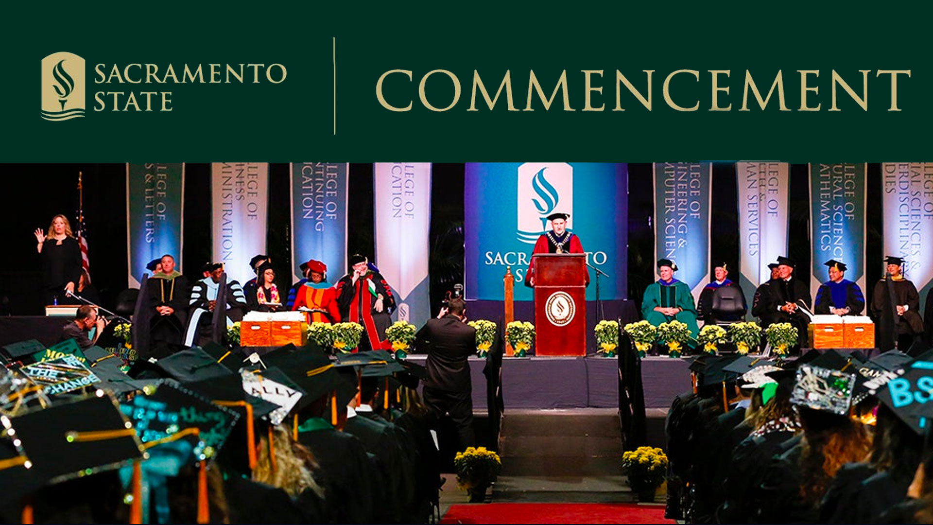 Sacramento State Graduation - Golden 1 Center
