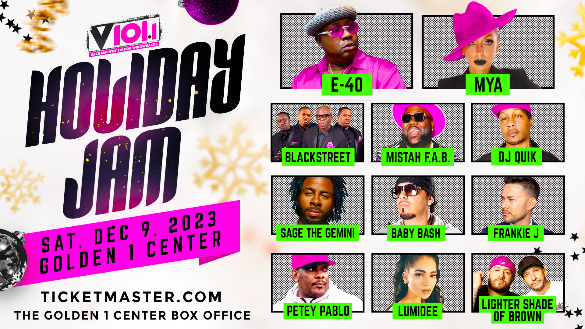 V101 Holiday Jam - Golden 1 Center