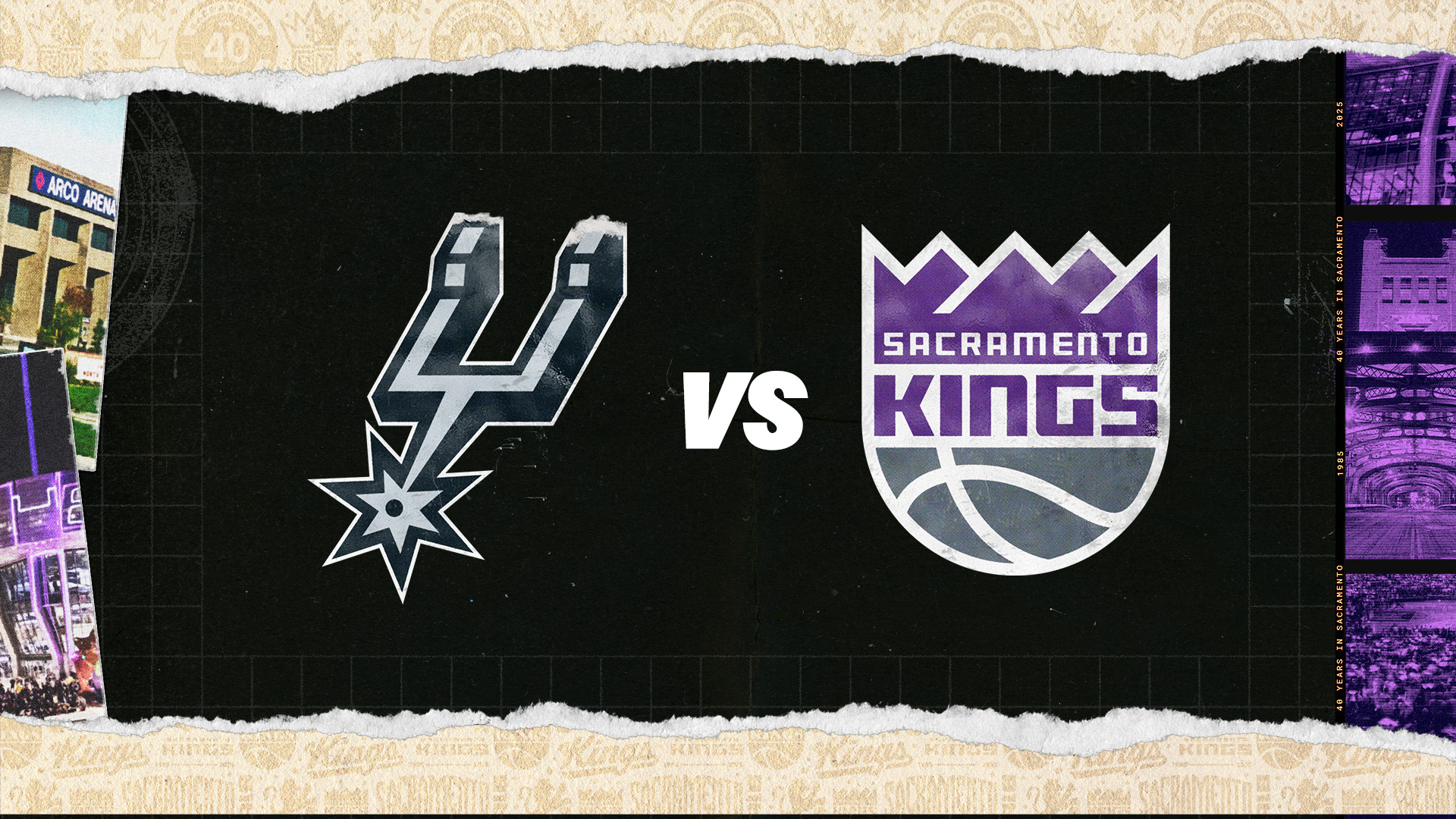 Spurs vs Kings - Golden 1 Center