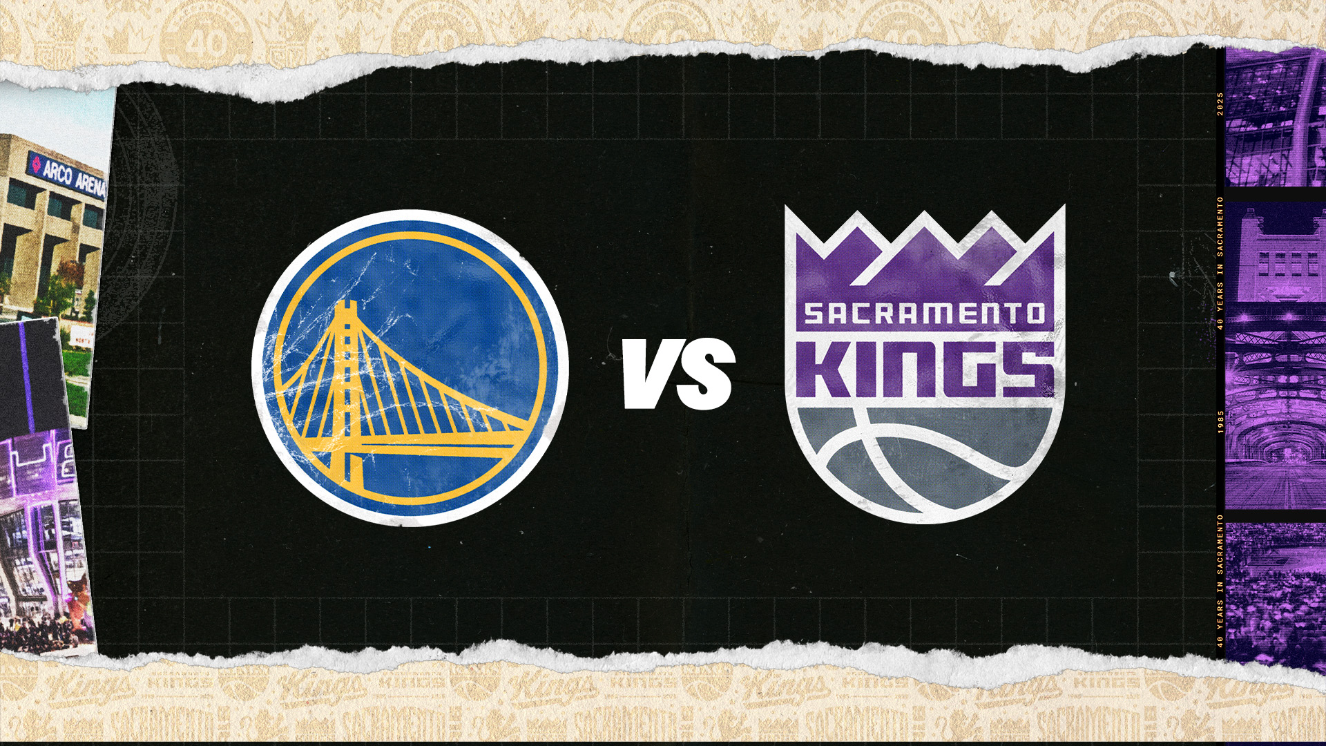 Warriors vs Kings - Golden 1 Center