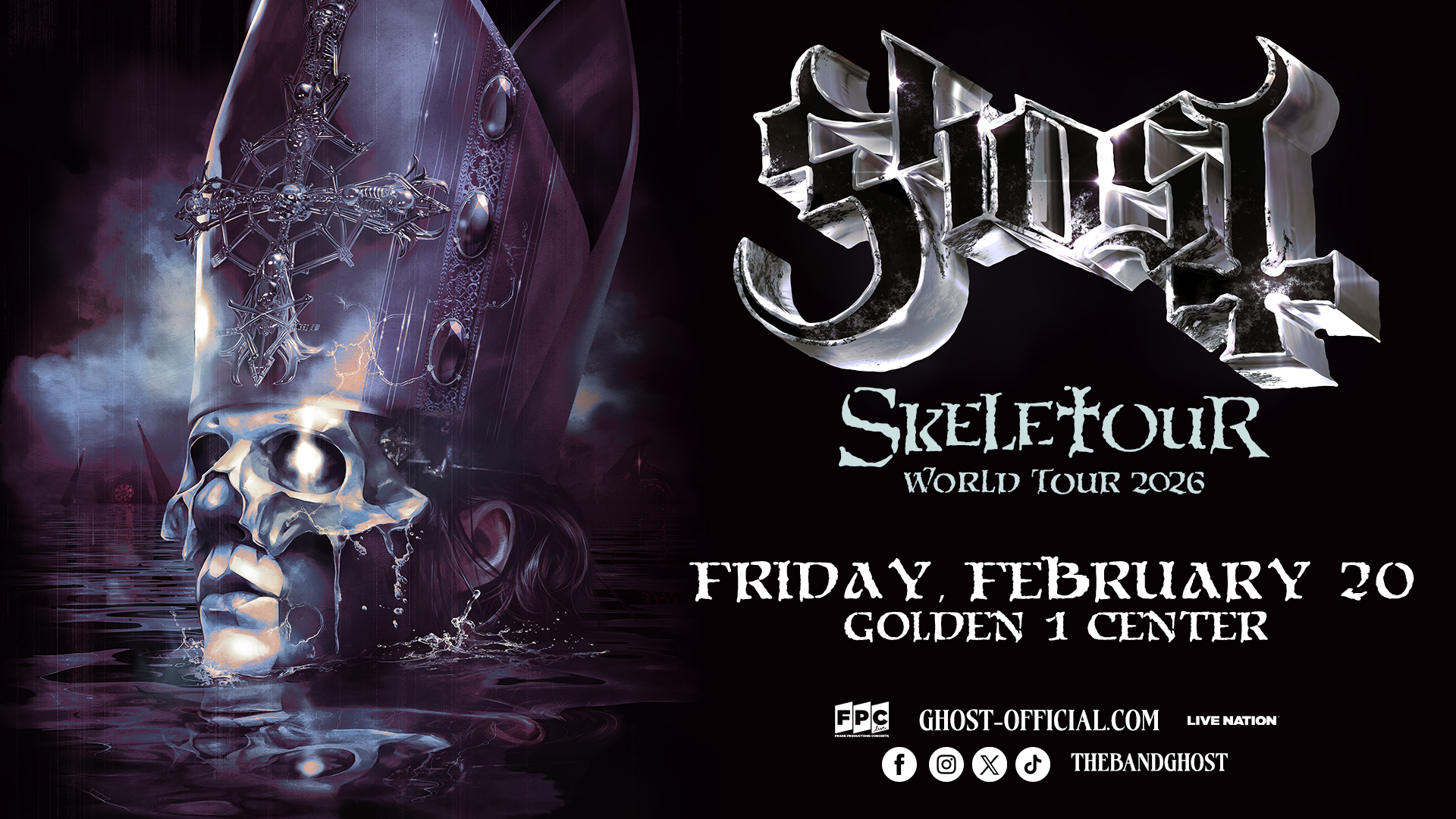 GHOST: Skeletour World Tour 2026 - Golden 1 Center