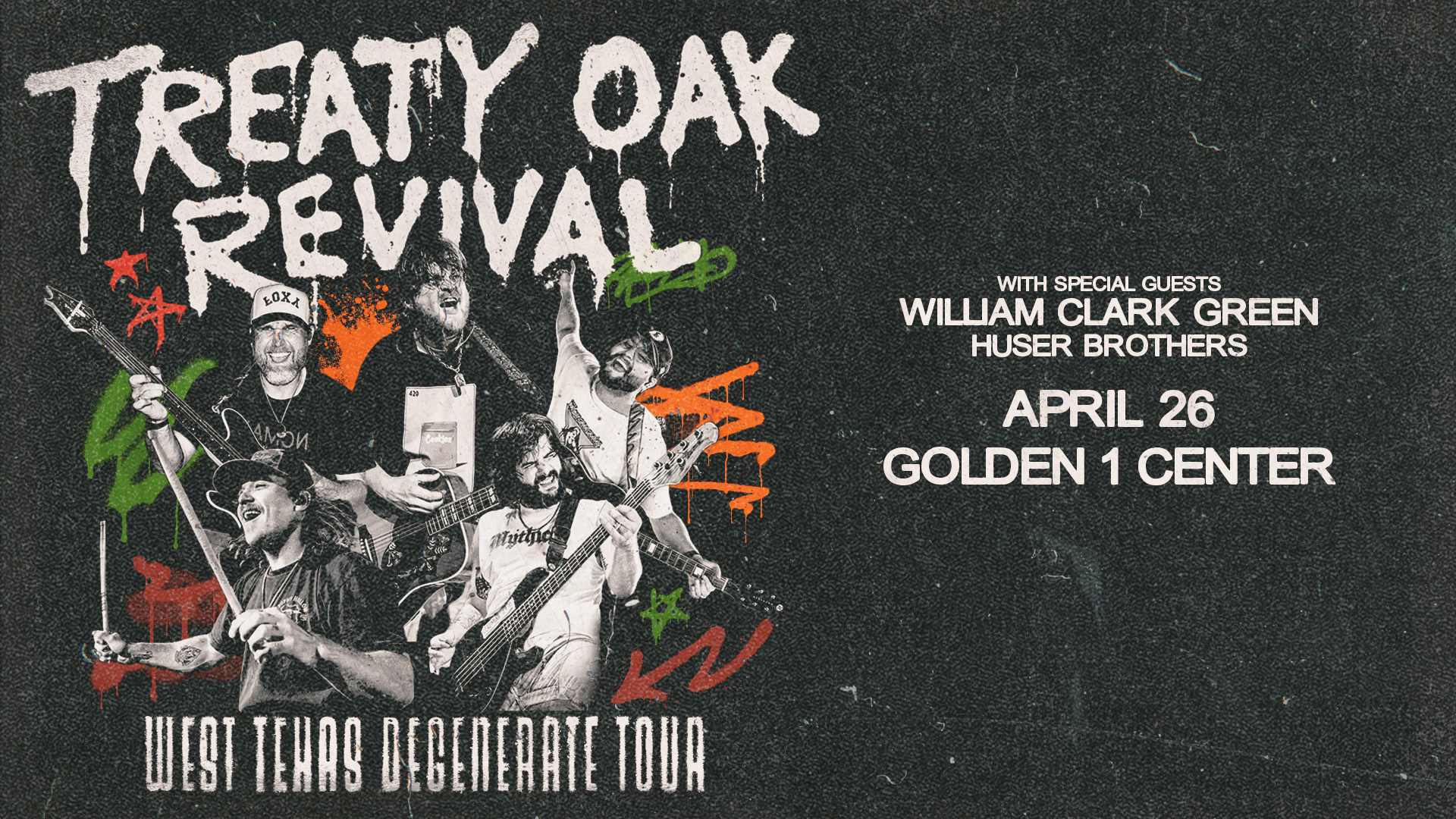 Treaty Oak Revival Announce 2026 Headline Tour - Golden 1 Center